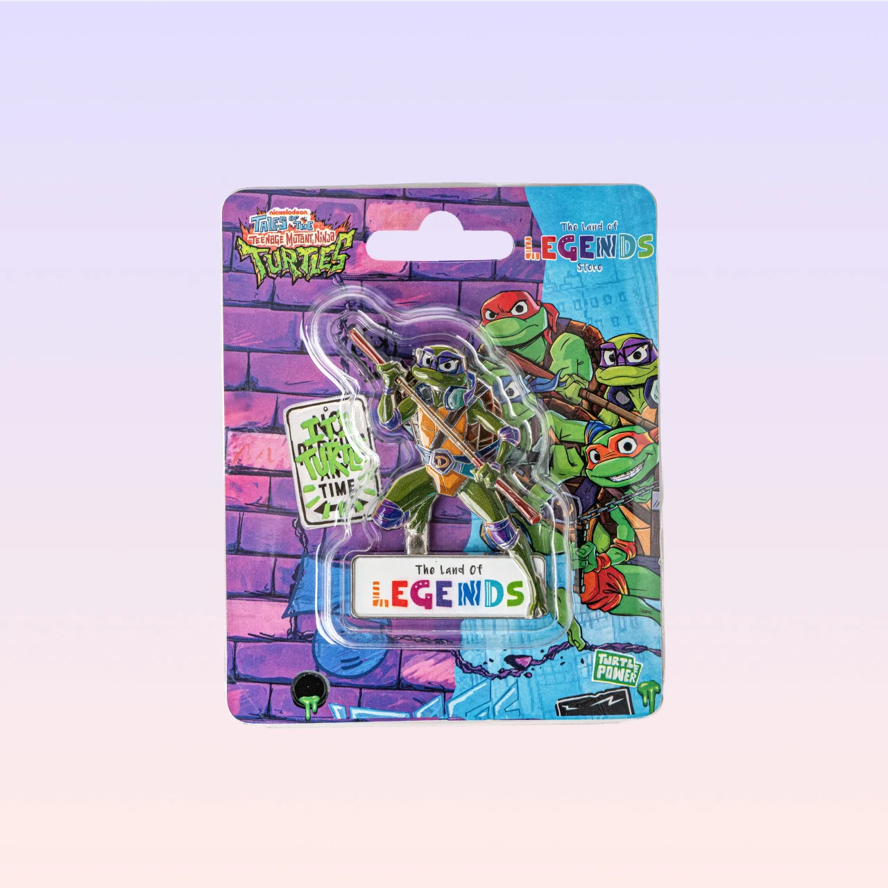 Teenage Mutant Ninja Turtles Metal Magnet With Donatello Figure