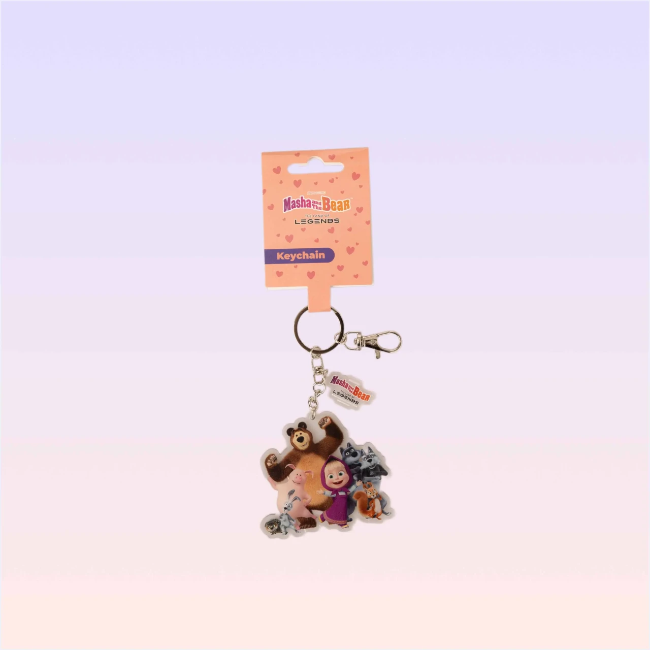 Masha and The Bear Character Figurine KeyChain- Masha and The Bear